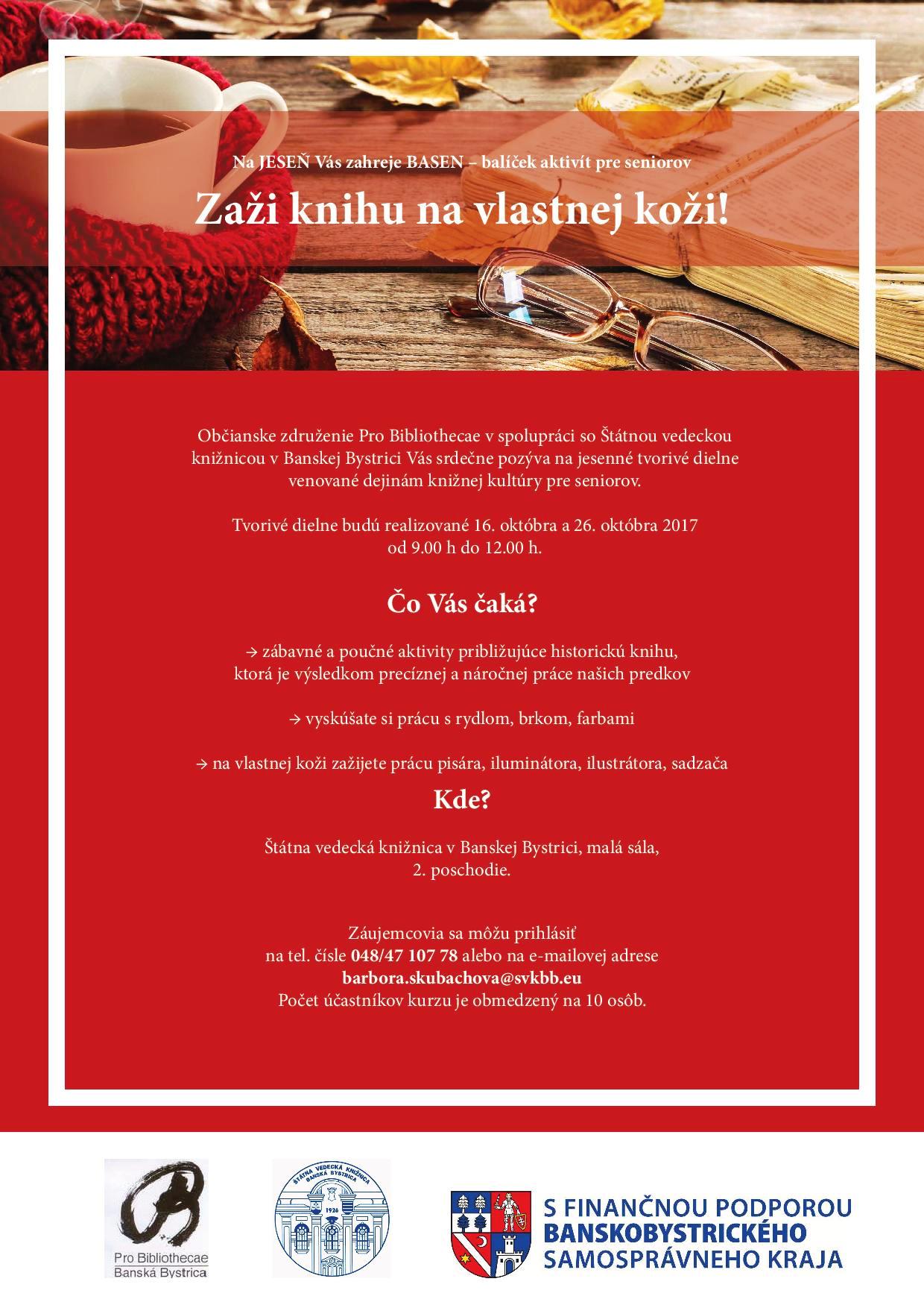 Geniálny ľudský mozog a Zaži knihu na vlastnej koži v ŠVK