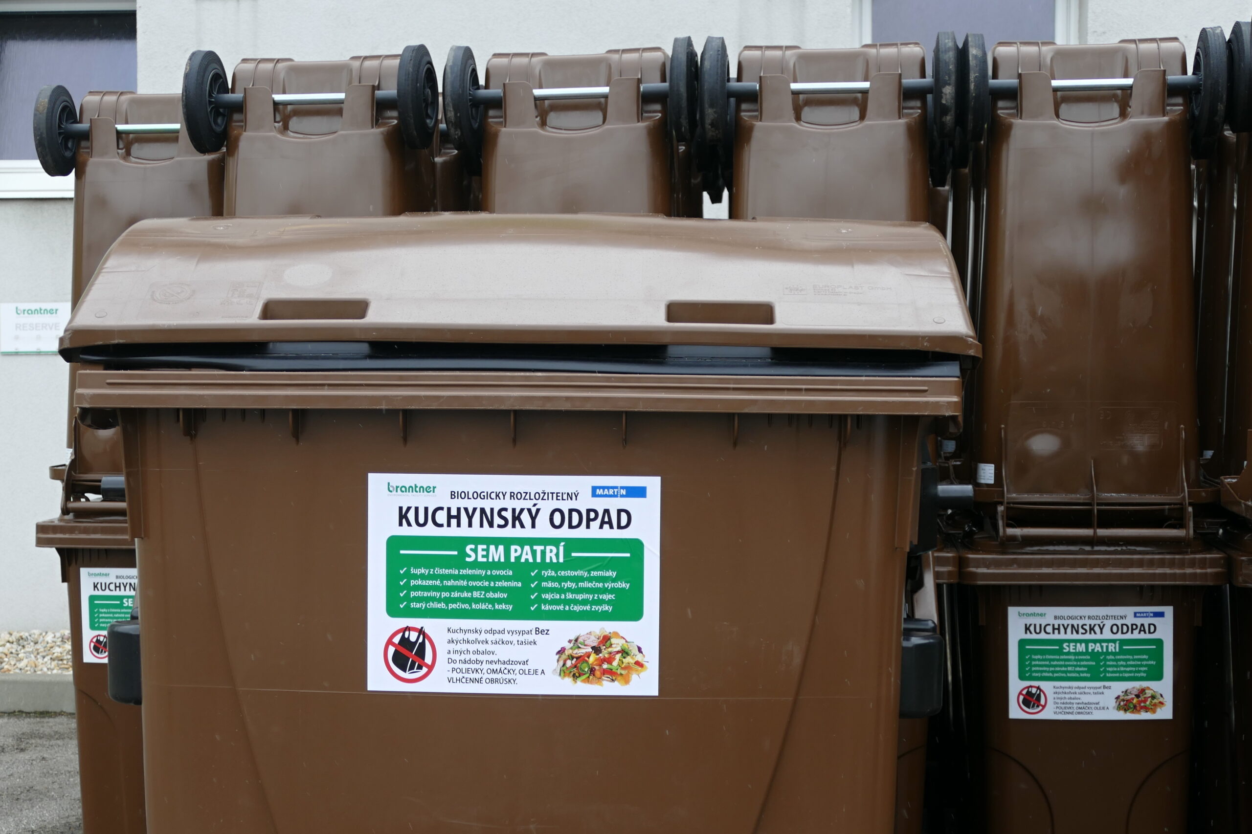 Harmonogram zberu biologicky rozložiteľného odpadu a triedený zber v IBV v roku 2024