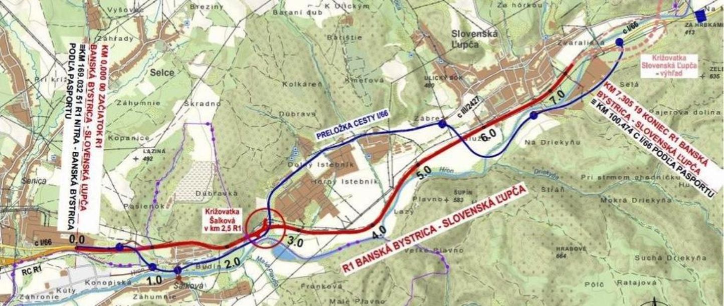 Medzi Banskou Bystricou a Slovenskou Ľupčou položili základný kameň ...