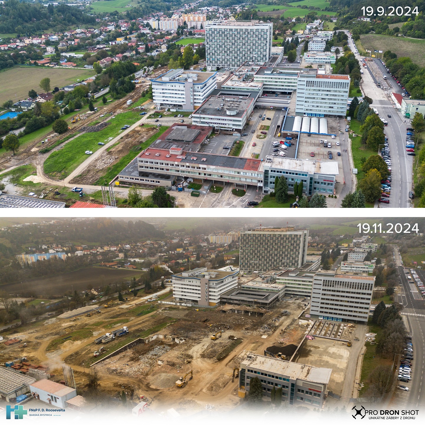 Od stredy 27. novembra bude slúžiť na vstup do Rooseveltovej nemocnice nové schodisko